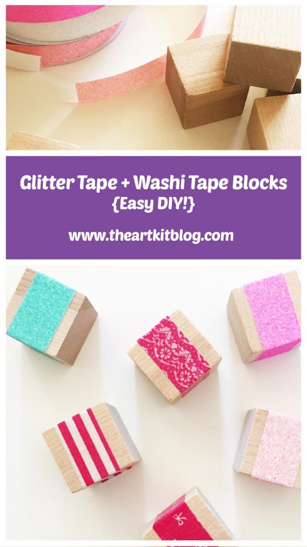 Pin for later, visit the blog today! Easy DIY washi tape + glitter tape ...