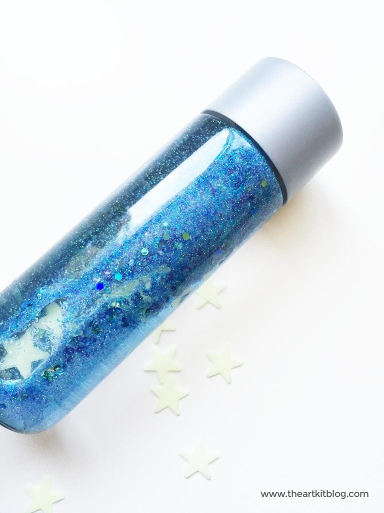 how-to-maake-calming-jar-sensory-pinterest-the-art-kit - The Art Kit