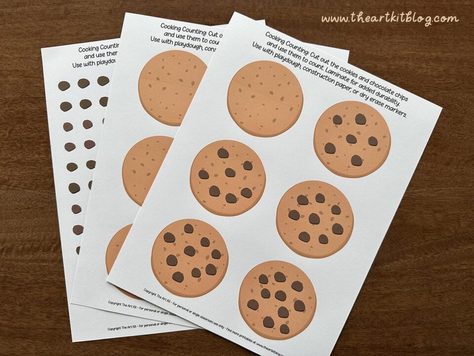 Counting Cookies Activity {FREE Printables!} - The Art Kit