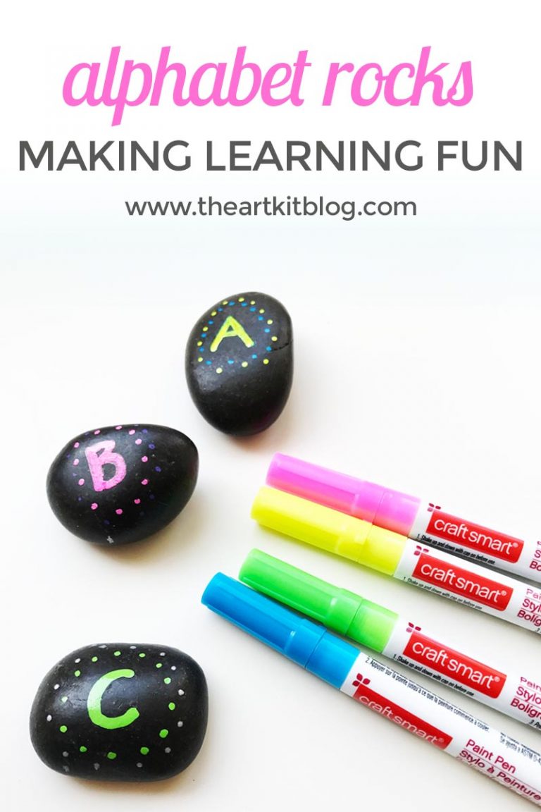 Alphabet Rocks {Making Learning Fun} - The Art Kit