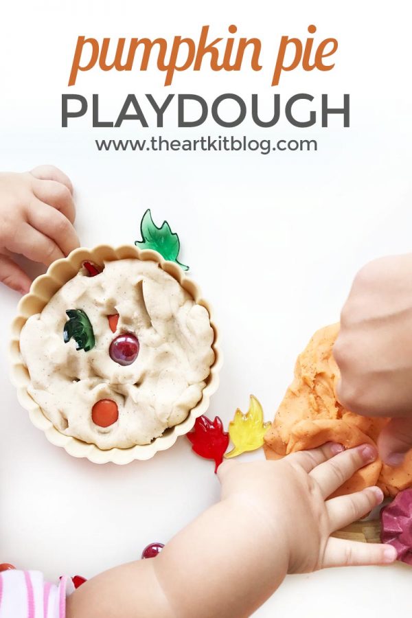 Easy Pumpkin Pie Playdough Recipe + Activity - The Art Kit