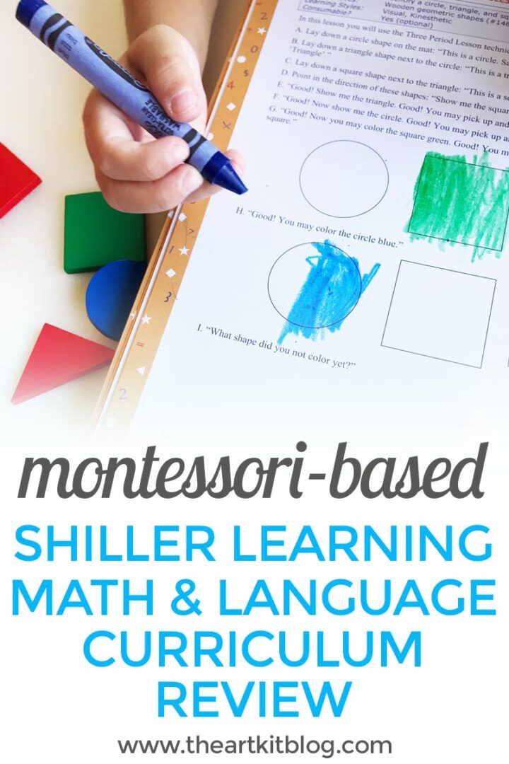 Shiller Math and Language Arts Homeschool Curriculum Review - The Art Kit
