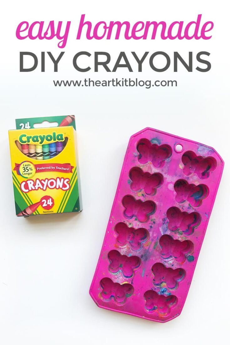 How to Make Fun Shaped Crayons - The Art Kit