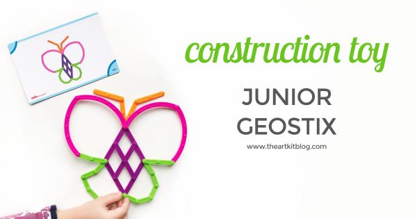 Junior Geostix: Unique Construction Toy for Kids - The Art Kit