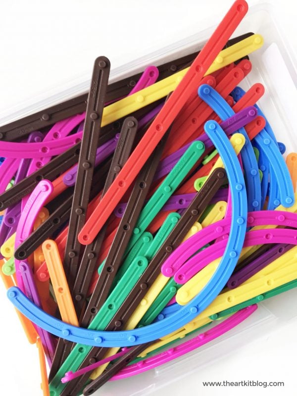 Junior Geostix: Unique Construction Toy for Kids - The Art Kit