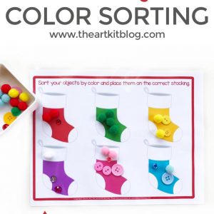 Color Sorting Cards {Free Printables} - The Art Kit