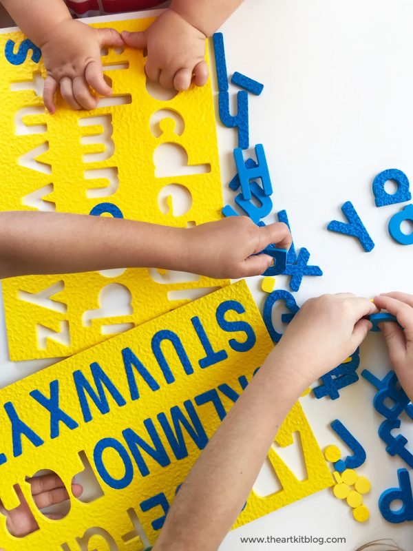 Learn the Alphabet With This Unique Crepe Foam Alphabet Puzzle - The ...