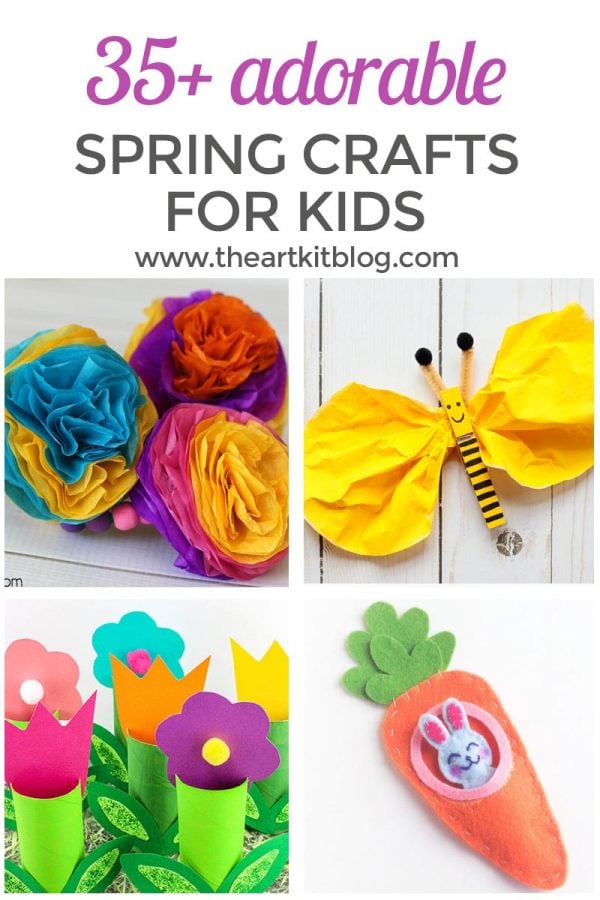 35+ Adorable Spring Crafts for Kids - The Art Kit