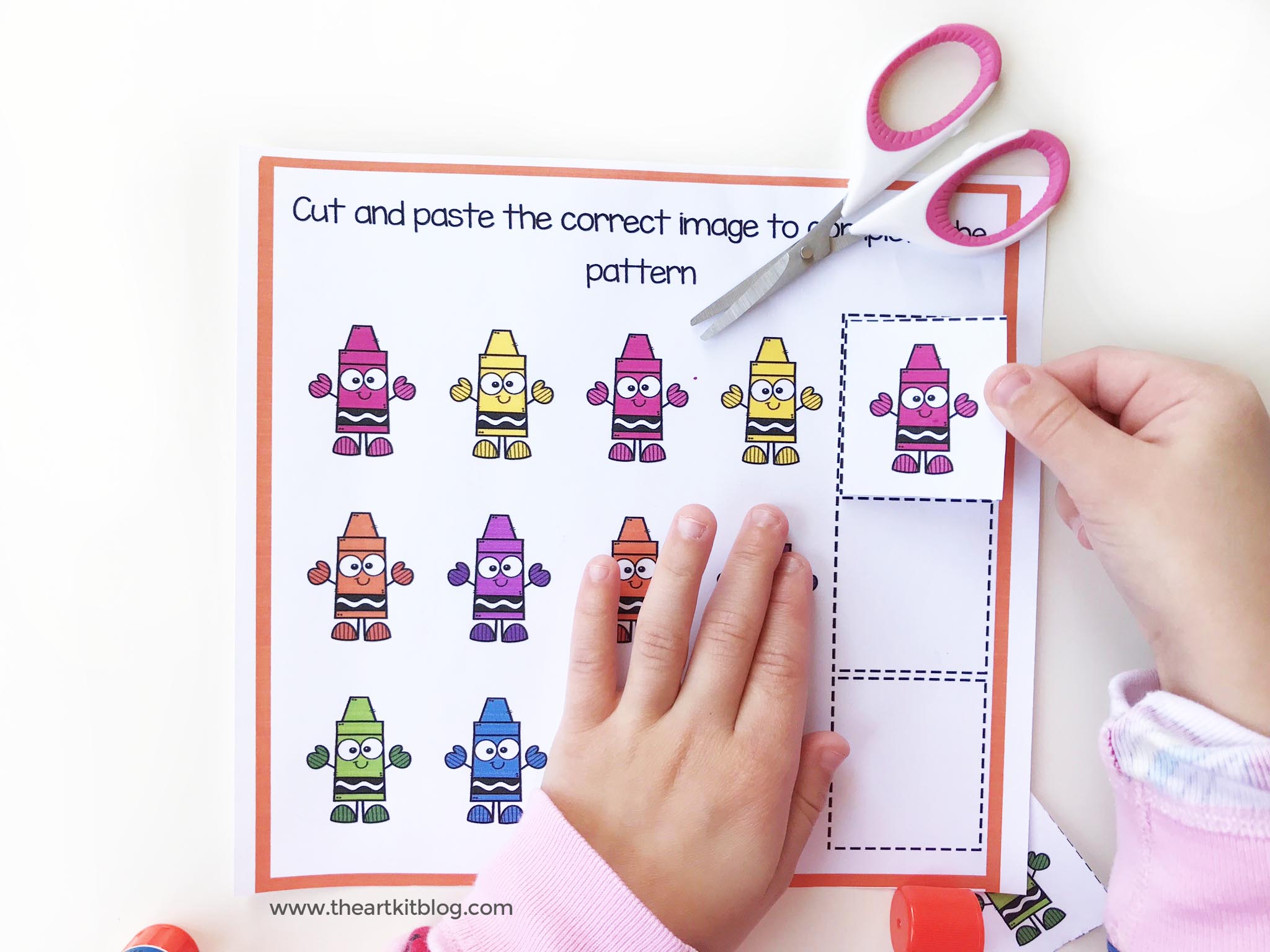 Pattern Practice Worksheet Free Printable The Art Kit