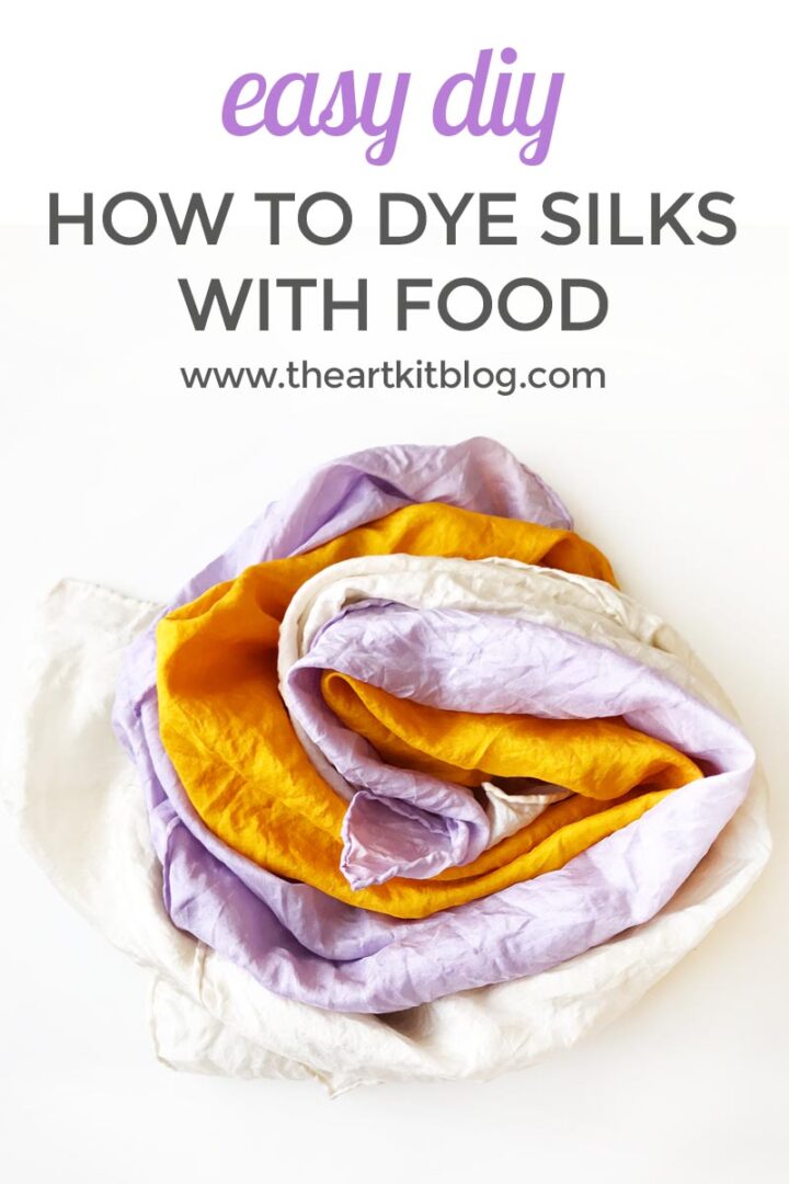 How to Dye Silks Naturally - The Art Kit