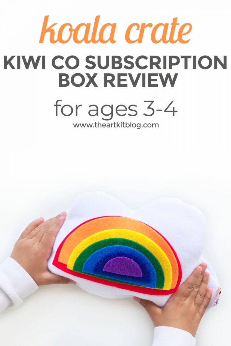 KiwiCo Review: Koala Crate for 3-4 Year Olds - The Art Kit