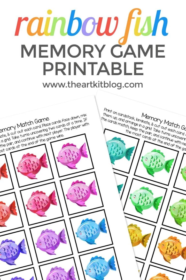 Make Math FUN! Adorable Rainbow Fish Addition Math Wheels - The Art Kit