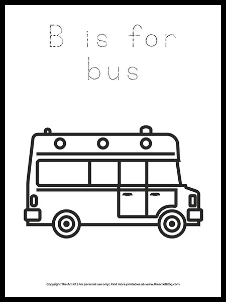 School Bus Safety Week Coloring Pages