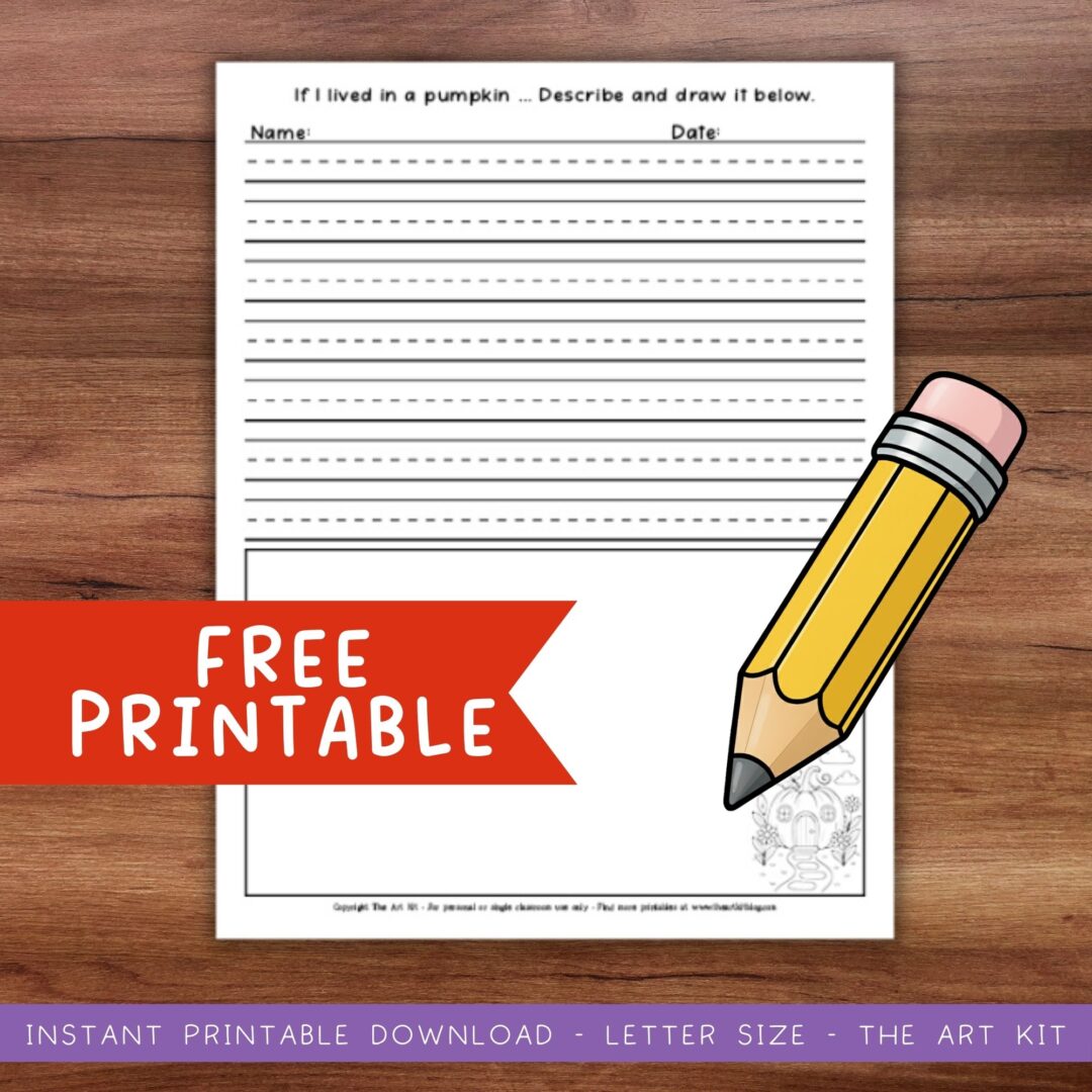 FUN! Creative Writing Prompt Printable: If I Lived in a Pumpkin - The ...