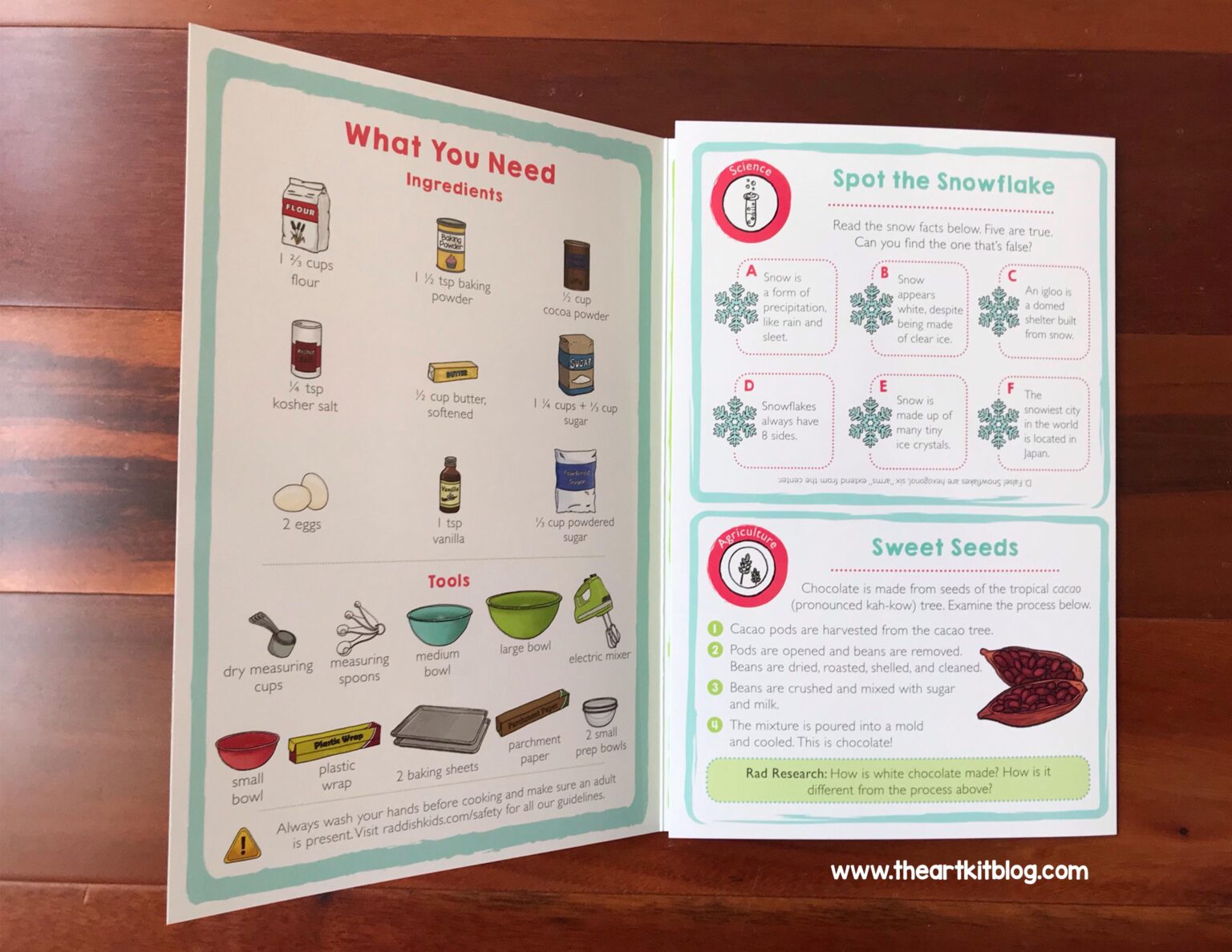 Raddish Kids: Cooking Subscription for Kids Review! - The Art Kit