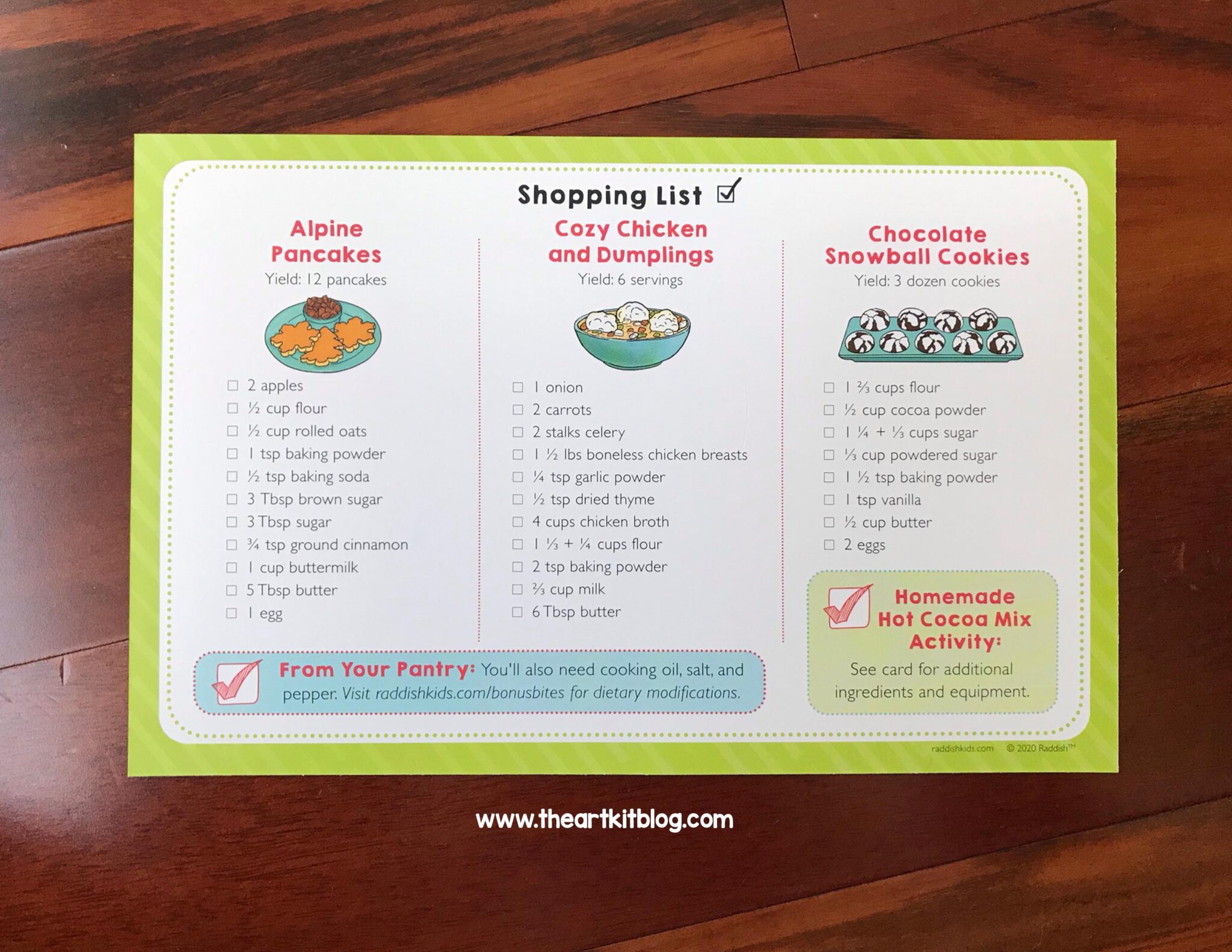 Raddish Kids: Cooking Subscription for Kids Review! - The Art Kit