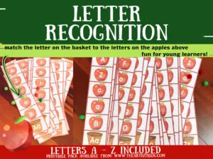 alphabet recognition activity printable the art kit - The Art Kit
