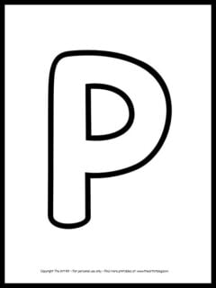 Uppercase Letter S Outline Printable FREE - The Art Kit
