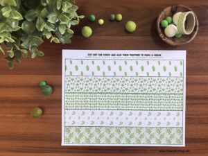Free Printable, Trees and Leaves Paper Chains - The Art Kit