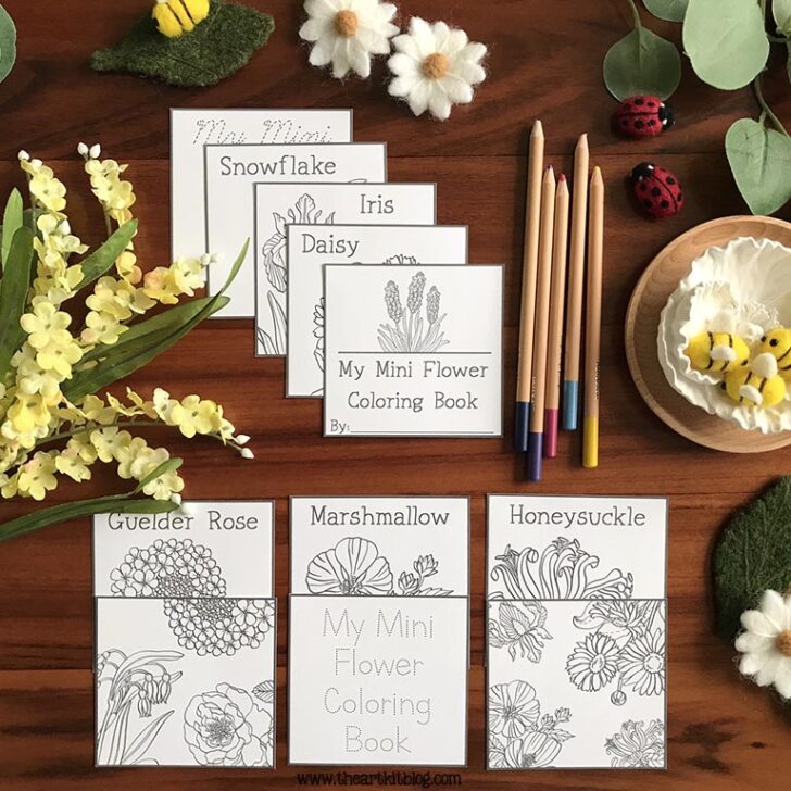 Mini Coloring Pages Archives - The Art Kit