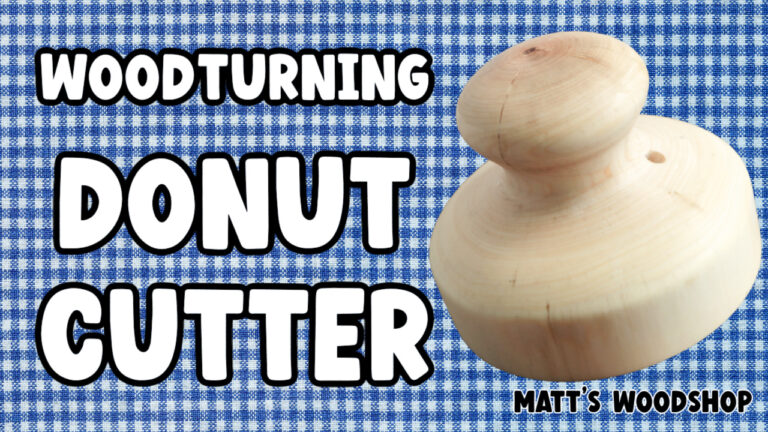 Woodturning a Donut Cutter - The Art Kit