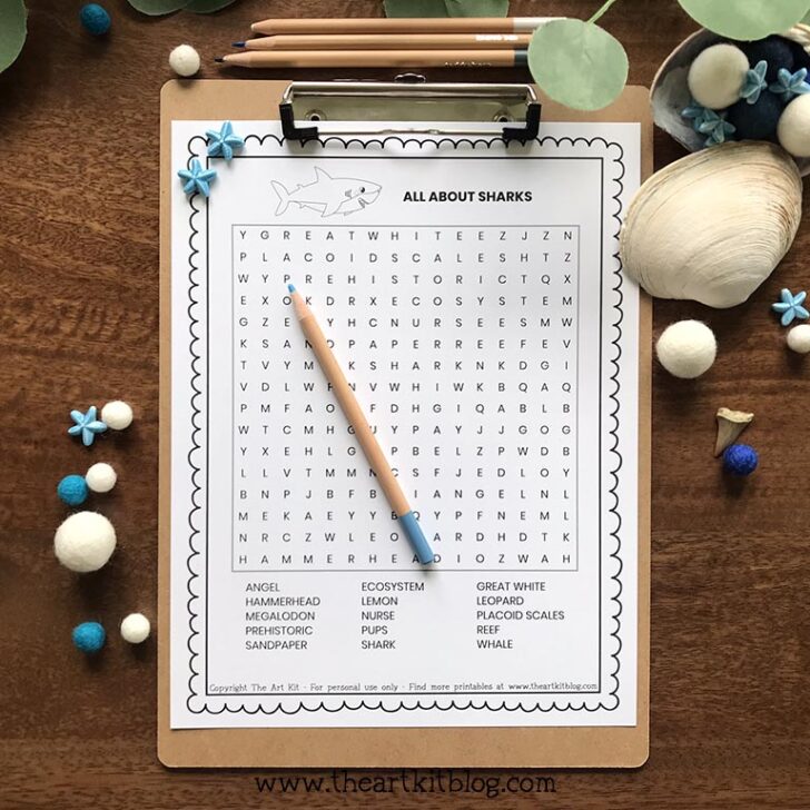 Word Searches Archives - The Art Kit