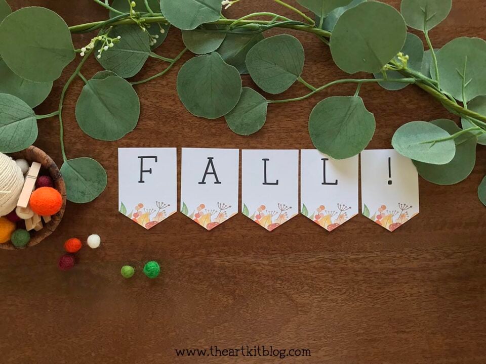 Fall/Autumn Banners {FREE PRINTABLES!} - The Art Kit