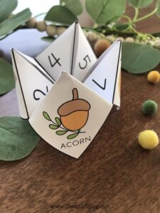 Thanksgiving Finger Game {Free Printable} - The Art Kit