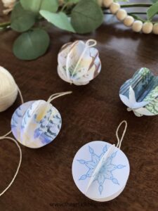 Christmas Decorations/Ornaments 3D Paper Craft {FREE PDF PRINTABLE ...