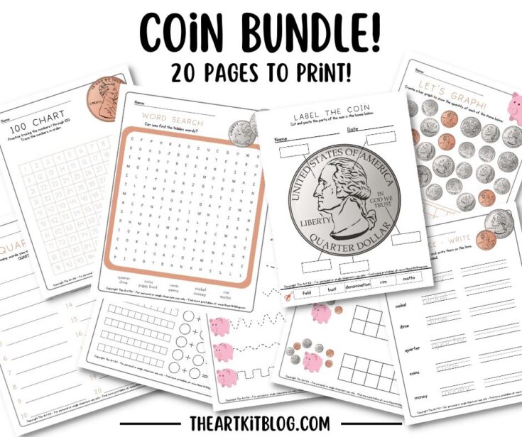 coin bundle printables for kids the art kit - The Art Kit