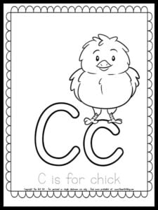Spring Alphabet Letters Coloring Pages {FREE PRINTABLES!} - The Art Kit
