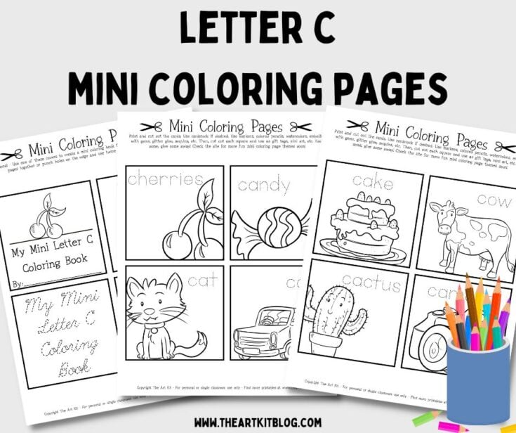 Mini Letter C Alphabet Coloring Pages {FREE PRINTABLE DOWNLOAD!} - The ...