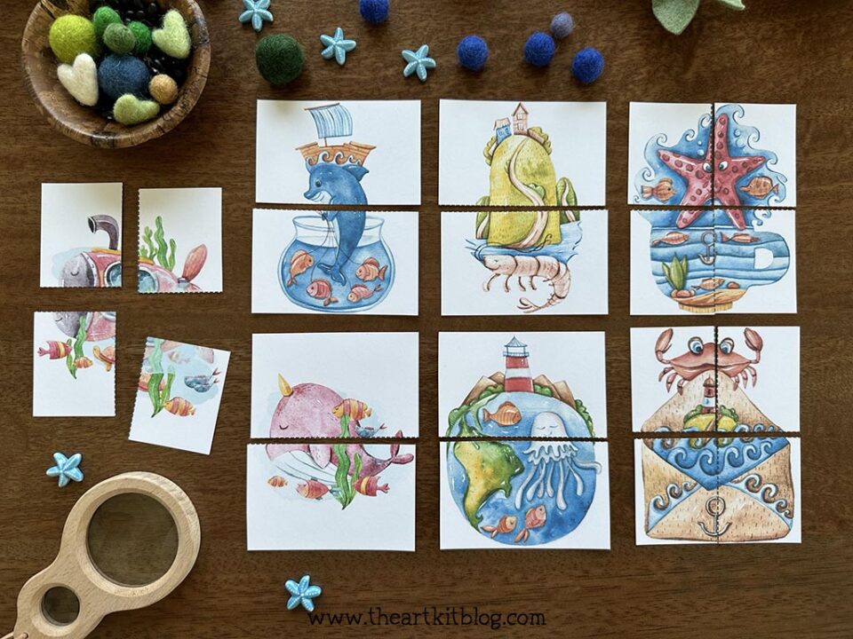 Under the Sea Ocean Placemat Activity Sheet for Kids {FREE PRINTABLE ...