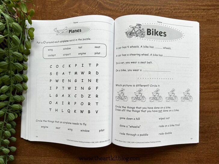 Critical and Creative Thinking Activities Grade 1: Evan-Moor Workbook ...