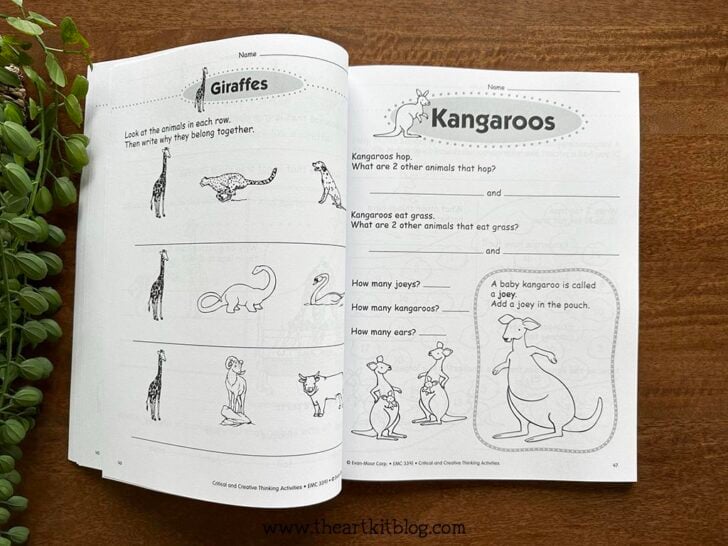 Critical and Creative Thinking Activities Grade 1: Evan-Moor Workbook ...