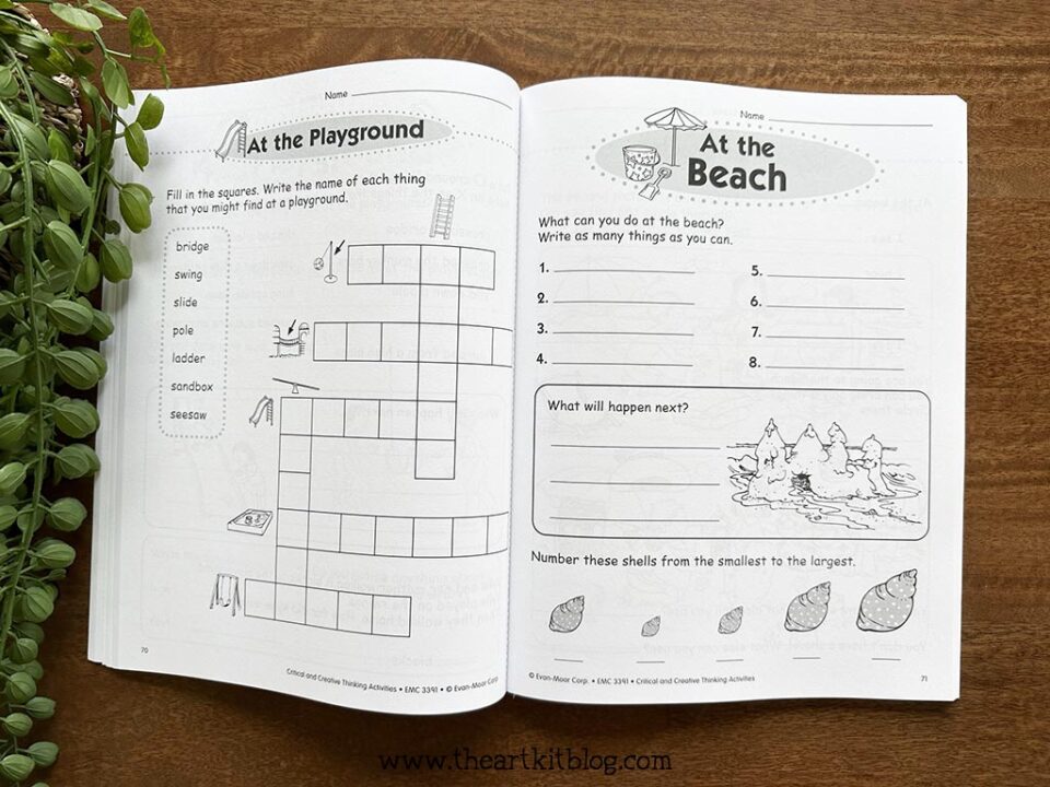 Critical and Creative Thinking Activities Grade 1: Evan-Moor Workbook ...