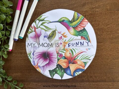 My Mom is ... FREE Printable Wheel - The Art Kit