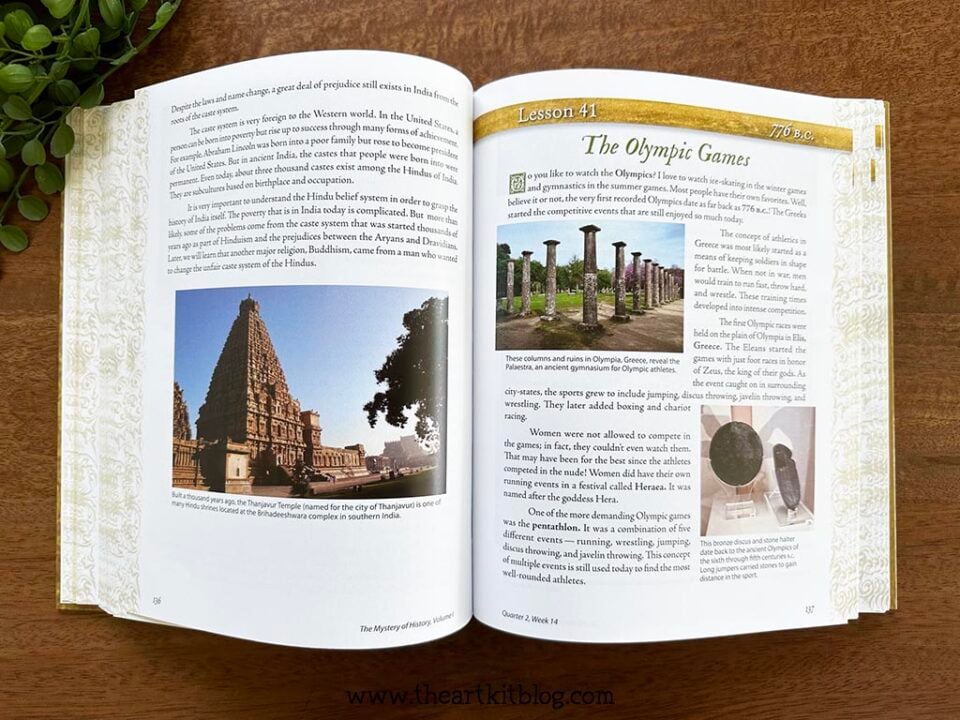 The Mystery of History Volume I: Book Review - The Art Kit