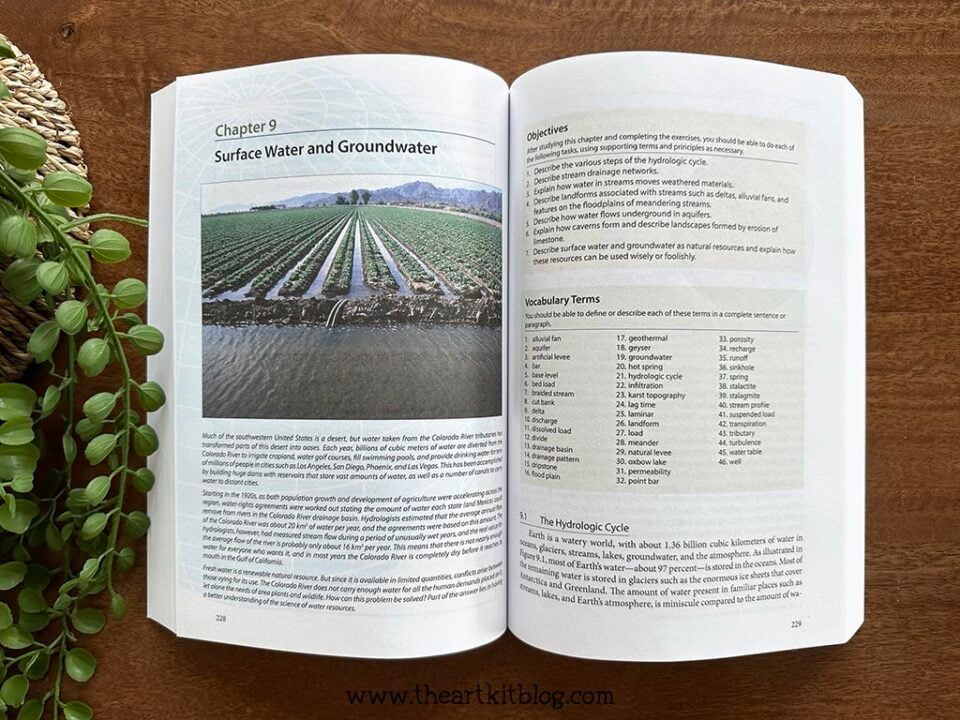 Planet Earth: Land, Water, Sky Book Review - The Art Kit