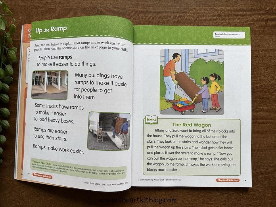 Smart Start STEM Pre K: Evan Moor Workbook Review - The Art Kit