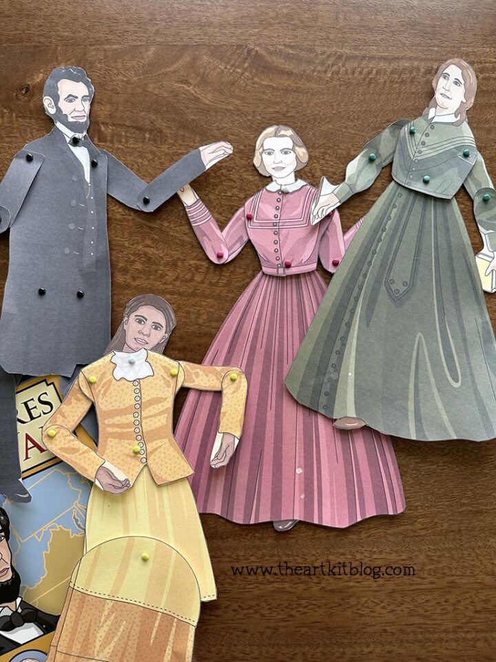 Famous Figures of the Civil War: Movable Paper Figures to Cut, Color ...