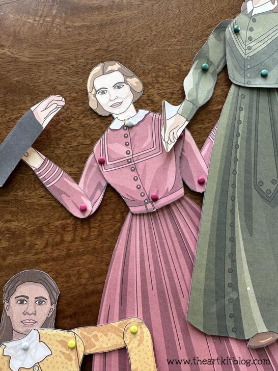 Famous Figures of the Civil War: Movable Paper Figures to Cut, Color ...