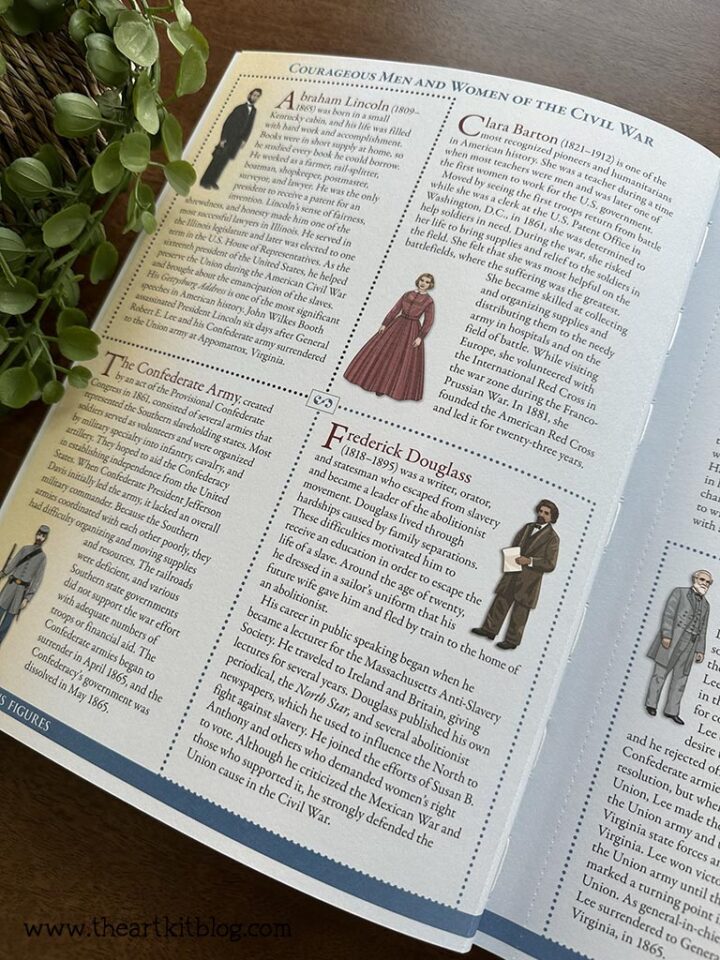 Famous Figures of the Civil War: Movable Paper Figures to Cut, Color ...