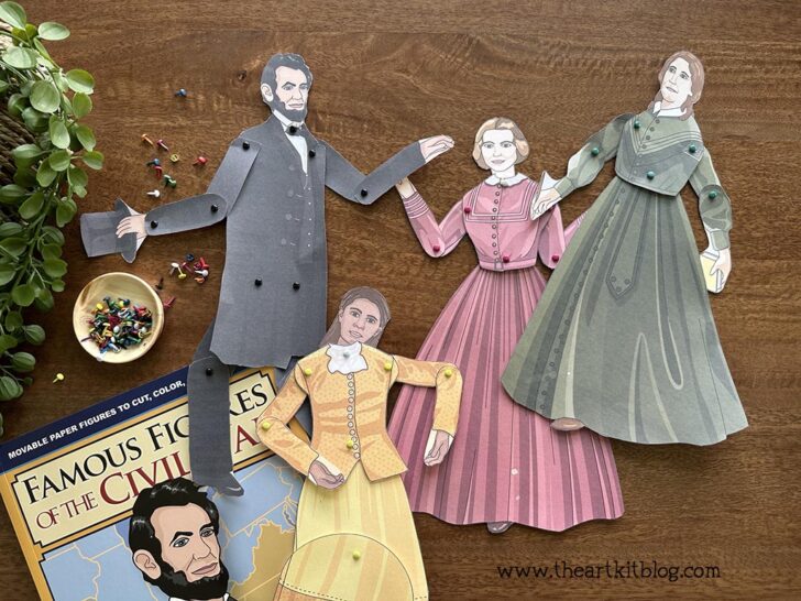 famous figures of the civil war paper dolls review timberdoodle the art ...