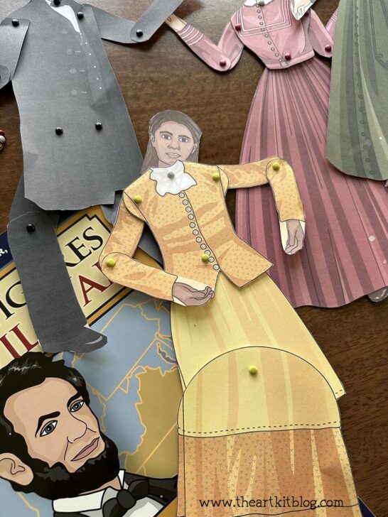 Famous Figures of the Civil War: Movable Paper Figures to Cut, Color ...