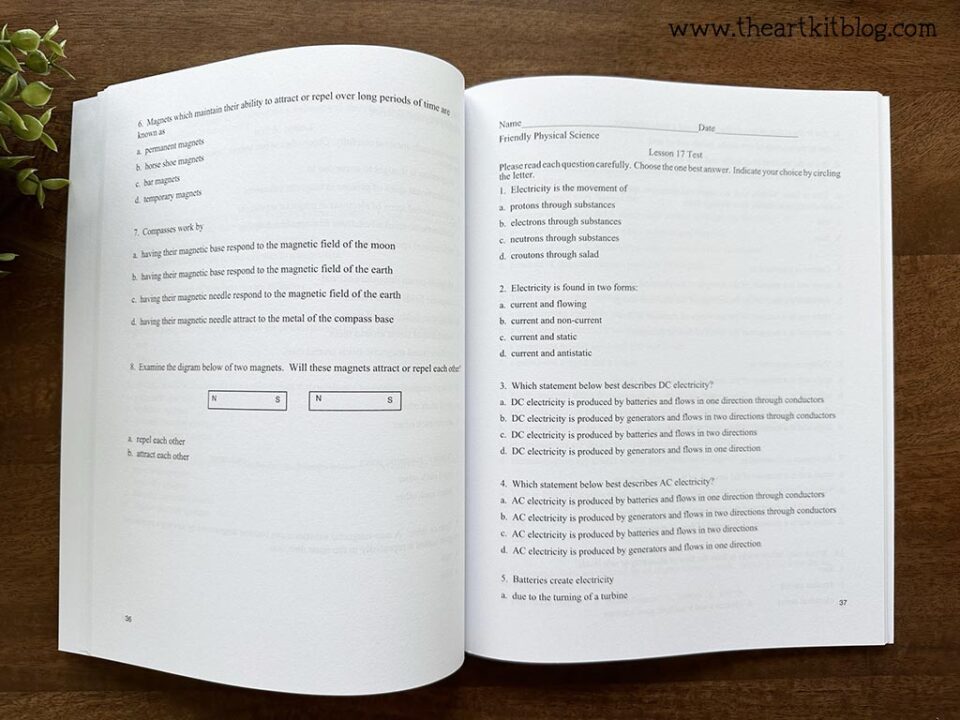 Friendly Physical Science: Textbook Review - The Art Kit