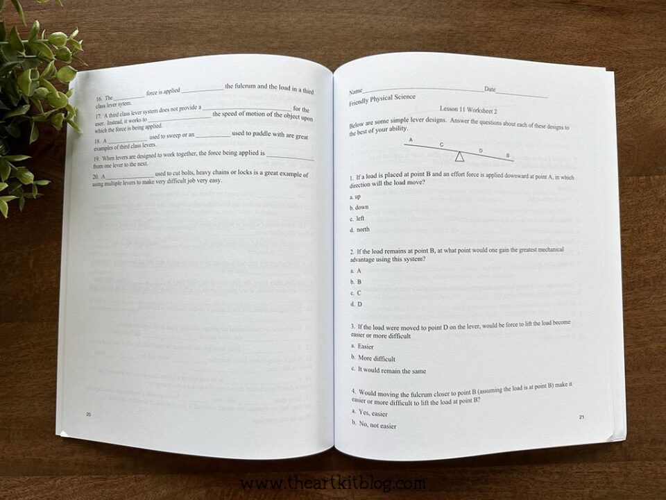 Friendly Physical Science: Textbook Review - The Art Kit