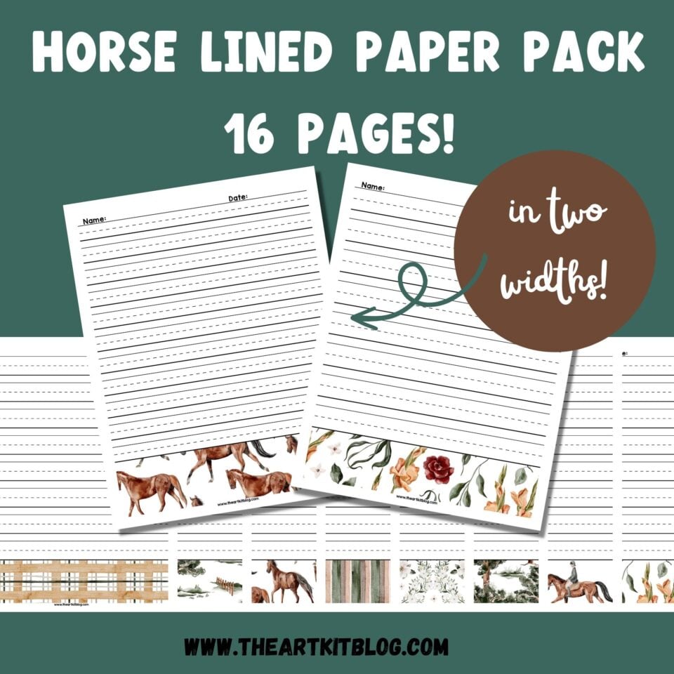 30 Colorful Fruit-Lined Paper Pages for Notebooking (FREE PRINTABLE ...