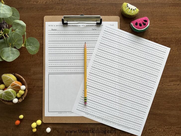22 Fruit-Themed Creative Writing Prompt Pages for Kids (FREE PRINTABLE ...