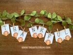 Thankful Banner FREE Printable - The Art Kit